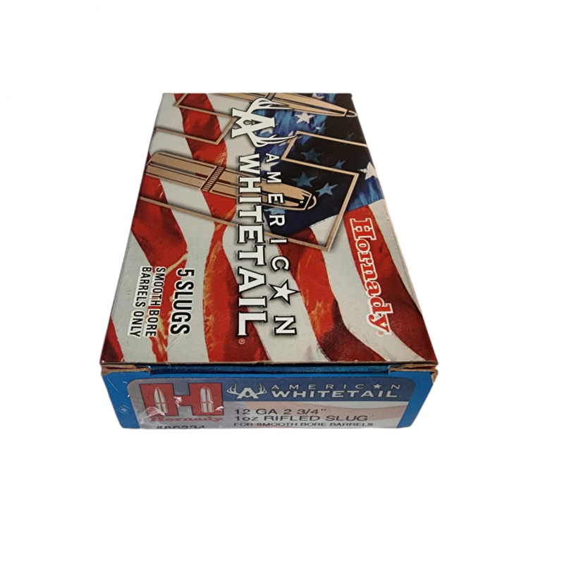 Hornady American Whitetail 12GA 2-3/4" Rifled Slugs 1600fps
