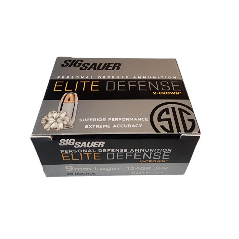 Sig Sauer Elite Defense V-Crown 9mm 124gr JHP