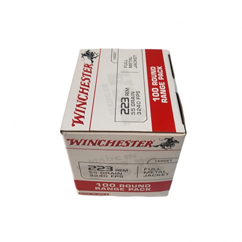 Winchester 223 Rem 55gr FMJ - 100rds